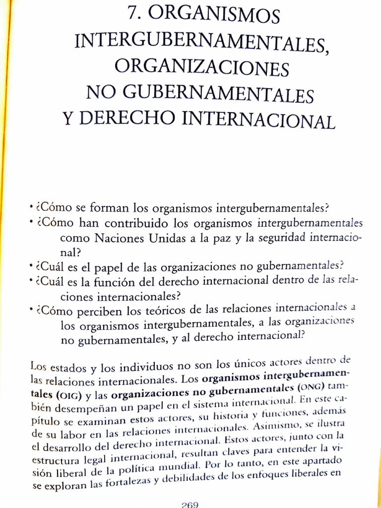 Mingst Cap7 | PDF | Relaciones Internacionales