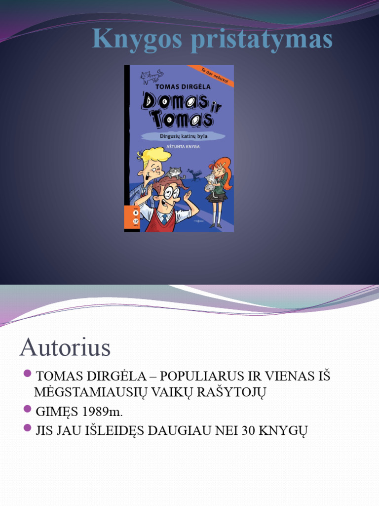 Knygos Pristatymas | PDF