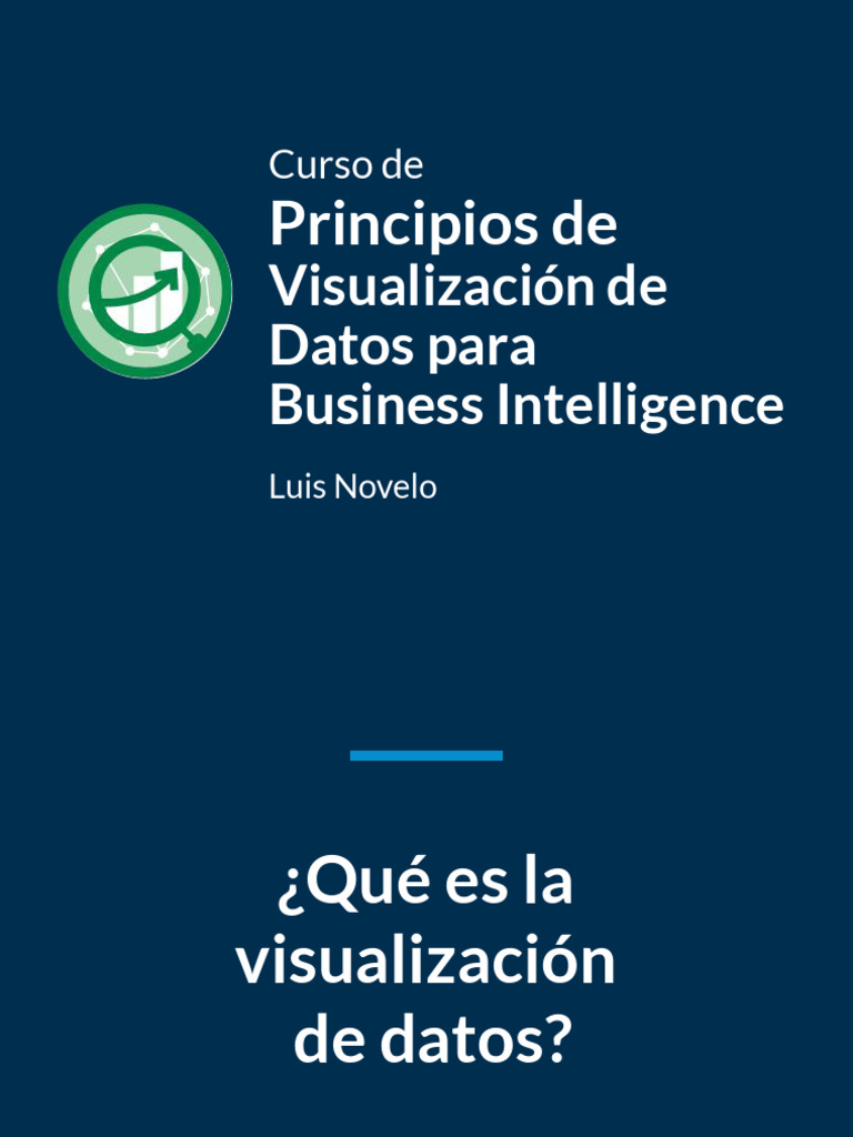 Curso Visualización de Datos BI | PDF | Tecnologías de la información ...