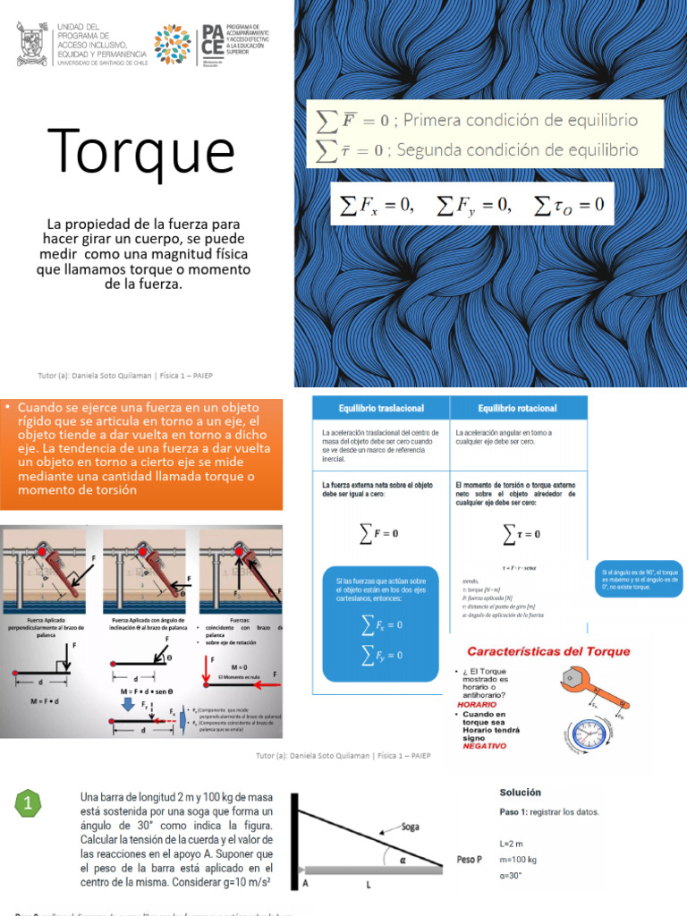 TORQUE | PDF | Fuerza | Peso