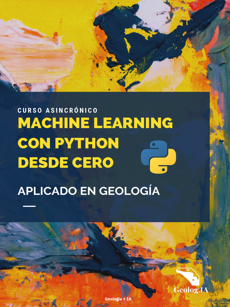 Brochure Machine Learning Aplicado A La Geología Python | PDF | Aprendizaje automático ...