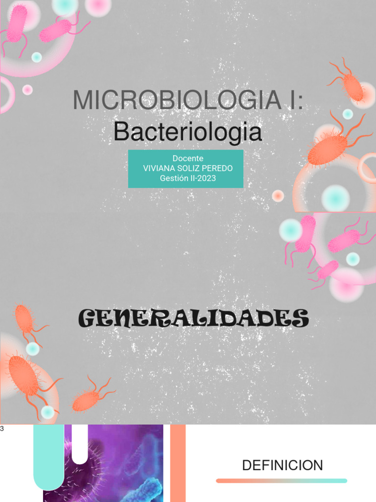 Tema 1 2023 | PDF | Las bacterias | Bacterias Gram-negativo