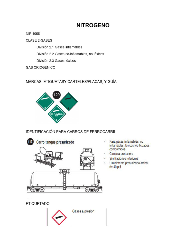 NITROGENO | PDF | Agua | Gases
