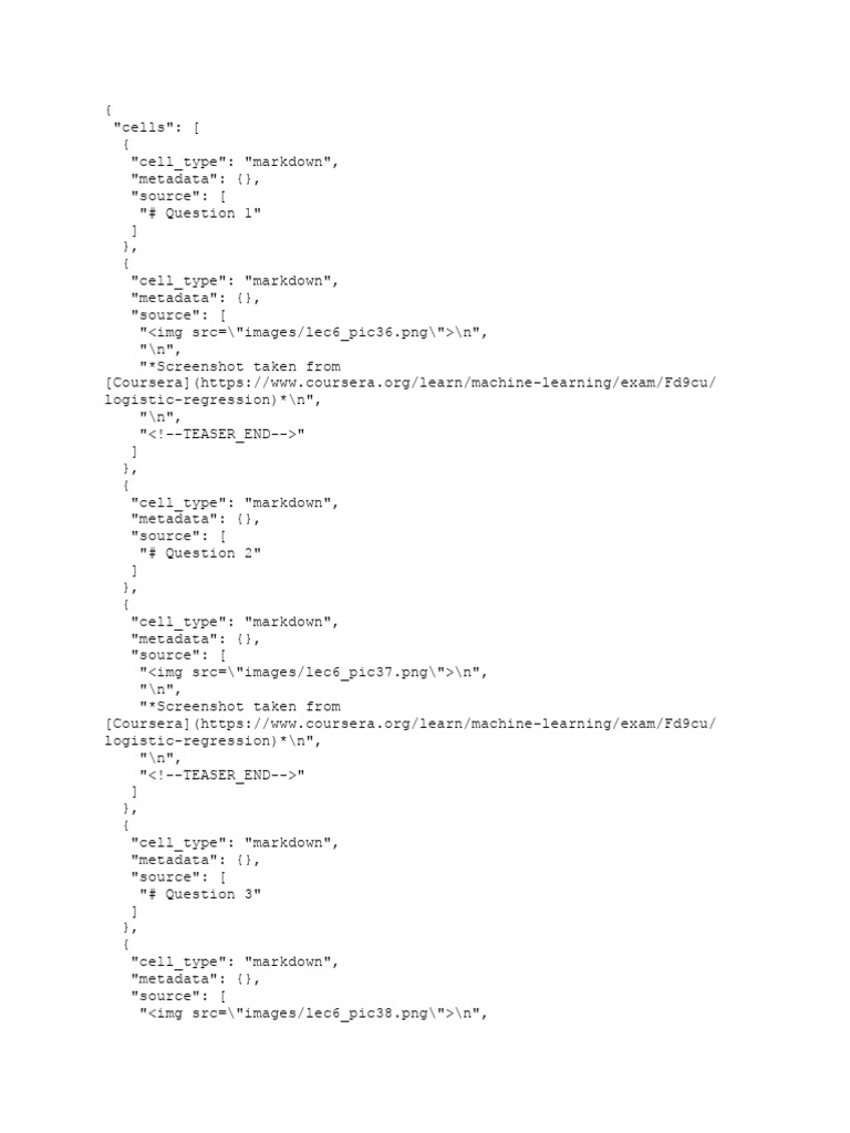 Quiz - Logistic Regression (2) .Ipynb | PDF | Logistic Regression | Applied Mathematics