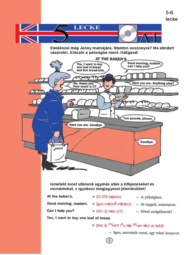 Angol Nyelv Gyerekeknek 5-6. Lecke | PDF