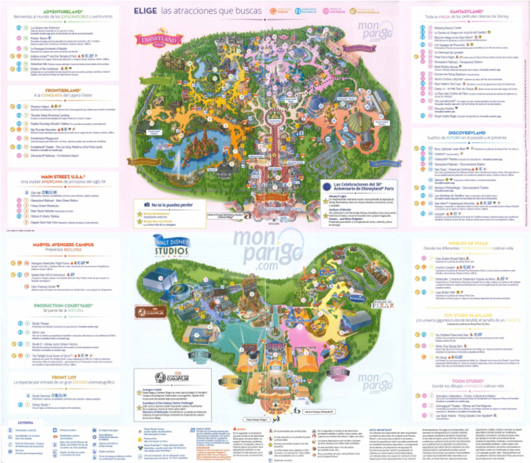 Mapa Disneyland Paris | PDF