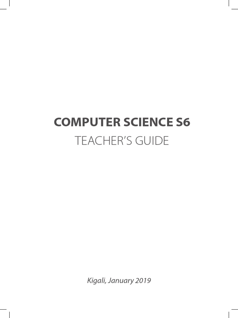 VAKEV Computer Science S6 TG | PDF | Educational Assessment | Learning