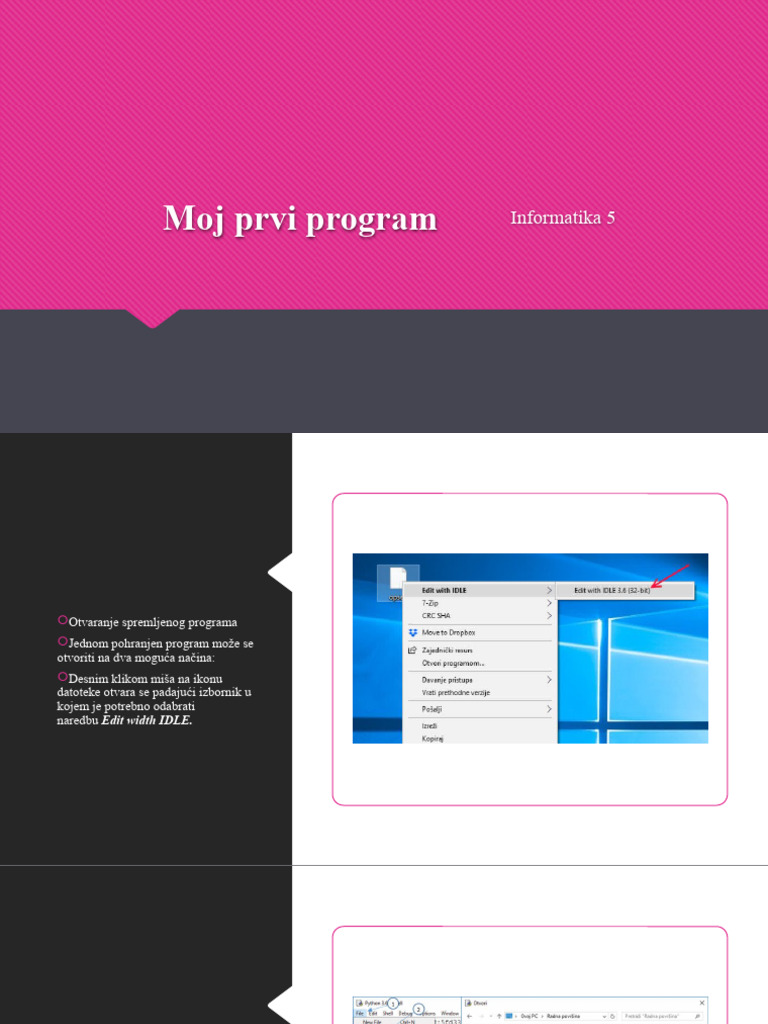 3.3. Moj Prvi Program | PDF