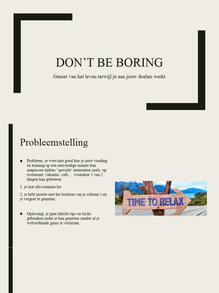 Module 1.3 - Don't Be Boring | PDF