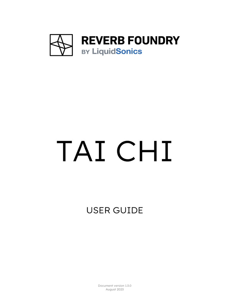 Tai Chi User Guide | PDF | Equalization (Audio) | Parameter (Computer Programming)