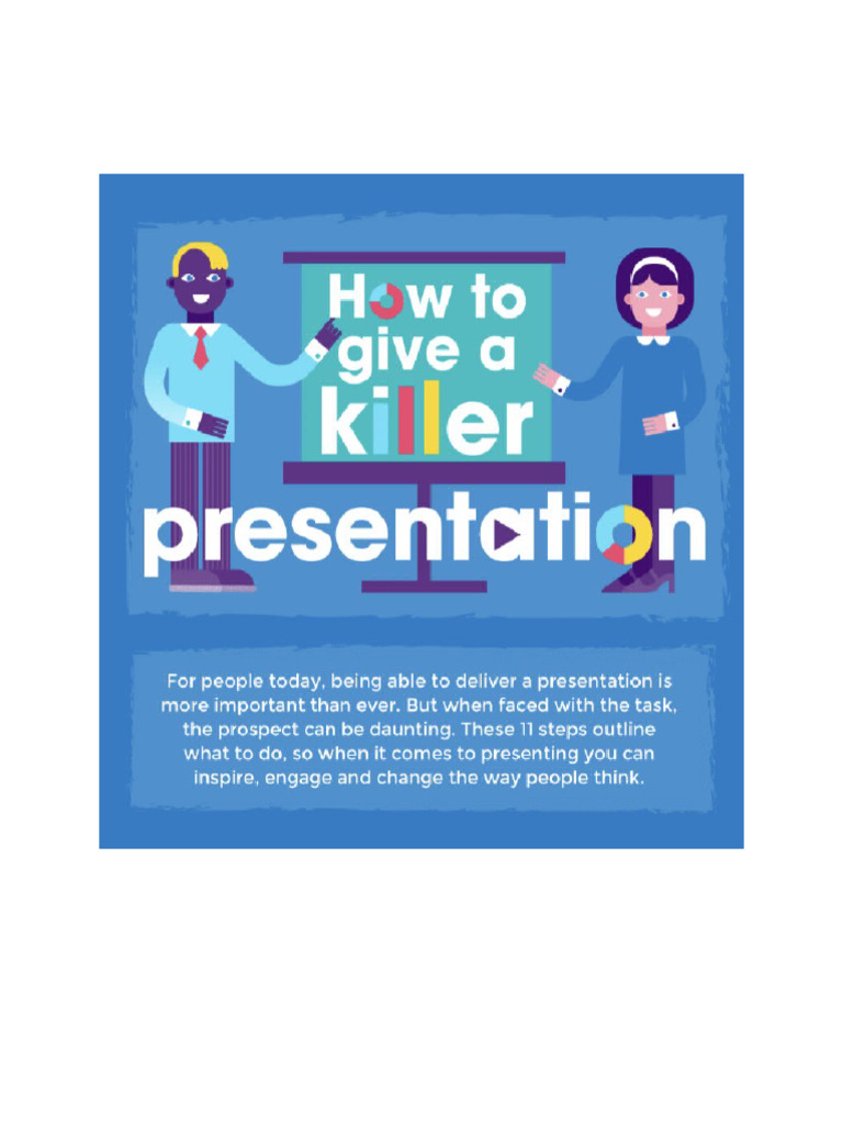 Tips For A Killer Presentation | PDF