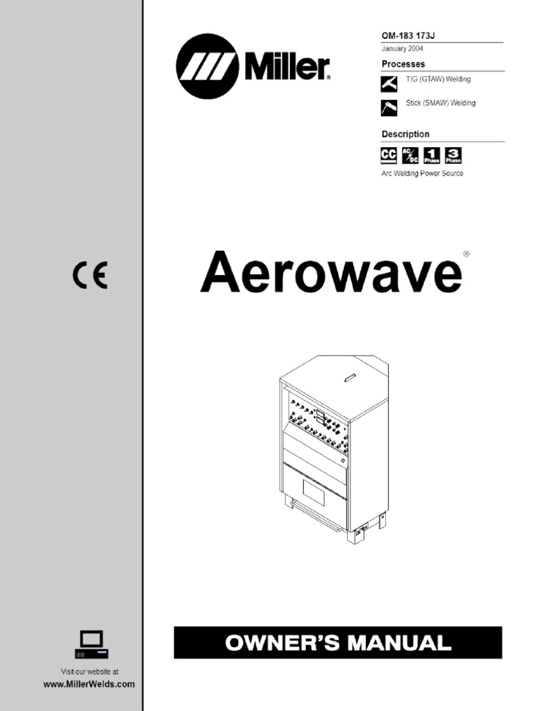 Miller AEROWAVE CE User Manual - Manualzz | PDF