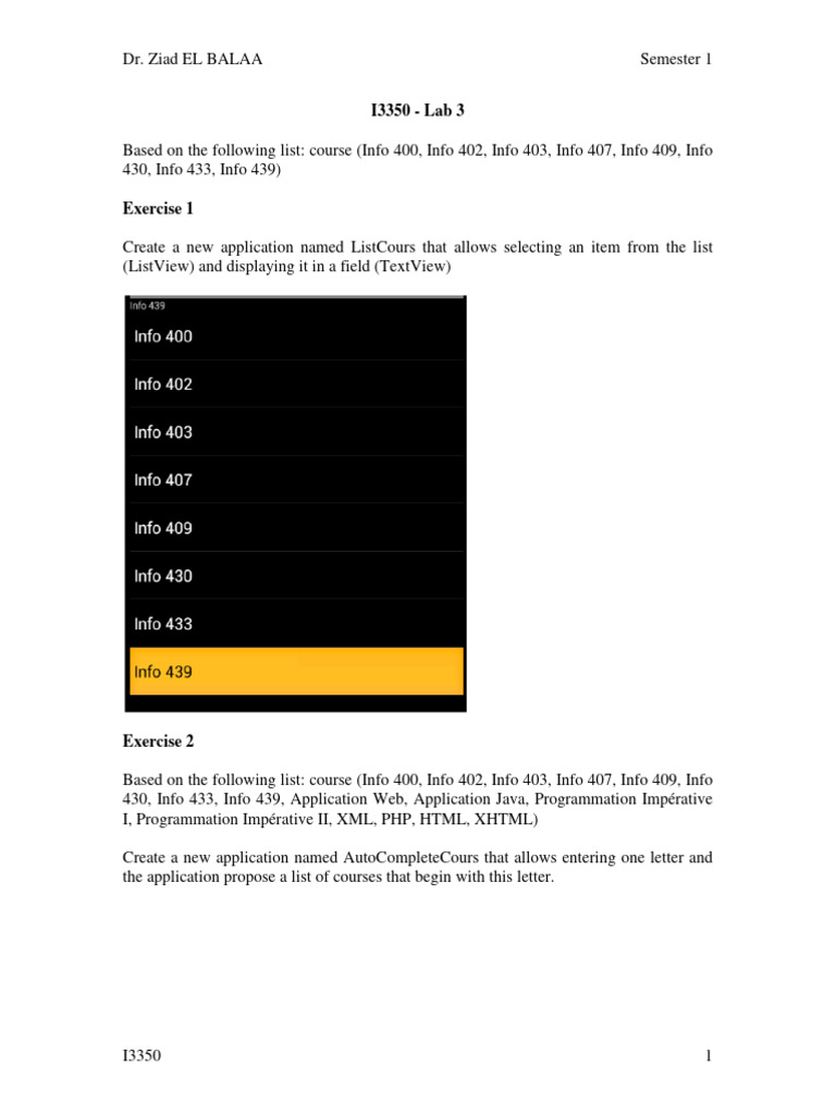 I3350 - Lab 3 | PDF | Xhtml | Html
