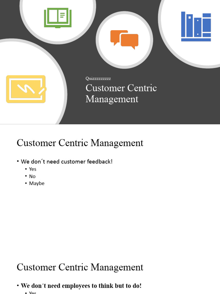 Customer Centric Management | PDF | Customer | Business Process