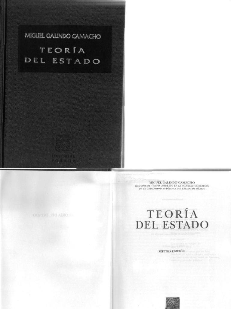 Miguel Galindo Camacho Teoría Del Estado | PDF