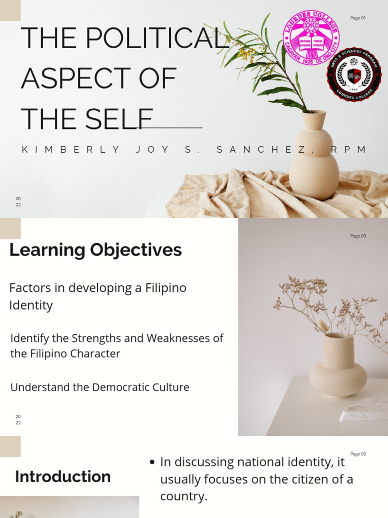 The Political Self - Presentation | PDF | Identity (Social Science ...