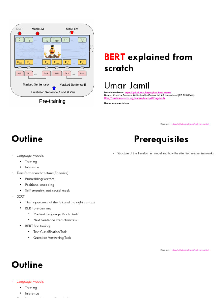 BERT Slides | PDF | Machine Learning | Artificial Intelligence