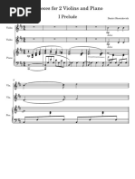 Shostakovich 5 Pieces For 2 Violins and Piano | PDF | Tempo | Musical Compositions