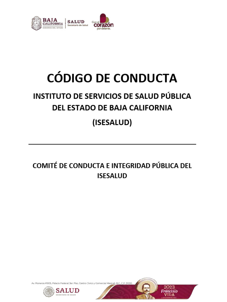 Codigo de Conducta | PDF | Responsabilidad | Estudios de género