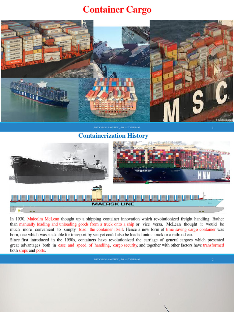 Container Cargo | PDF | Containerization | Crane (Machine)