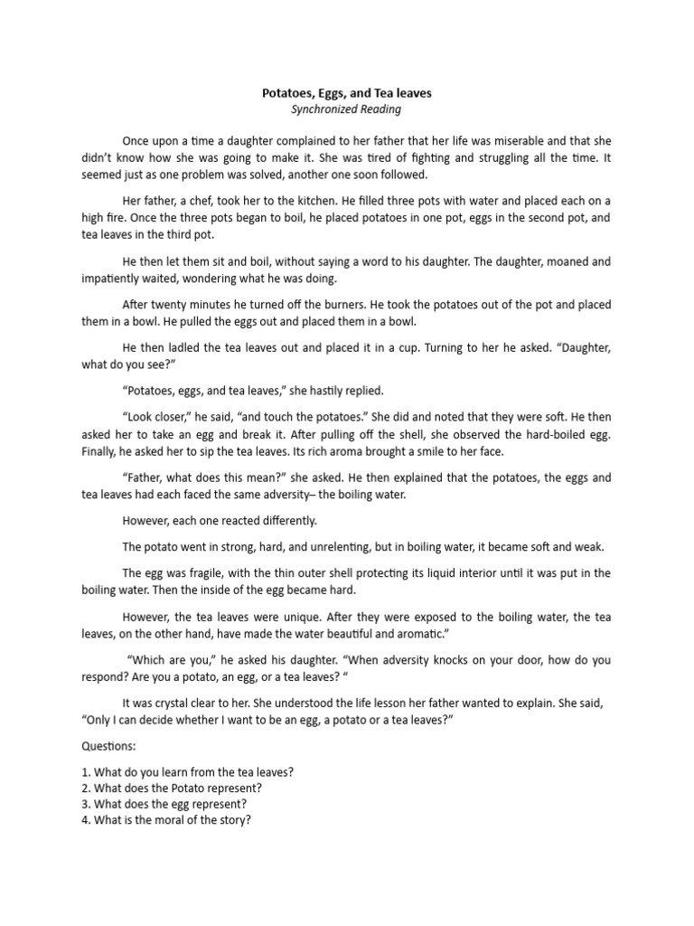 Synchronized Reading | PDF