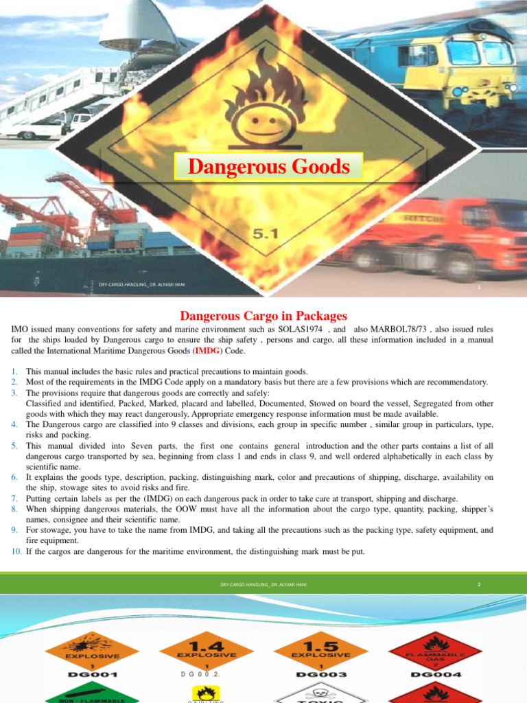 Dangerous Goods | PDF | Dangerous Goods | Safety