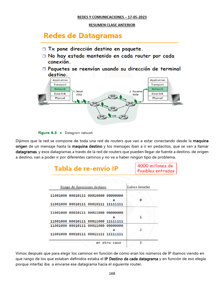 14 Redes 17052023 | PDF | Protocolos de internet | Enrutador (Computación)