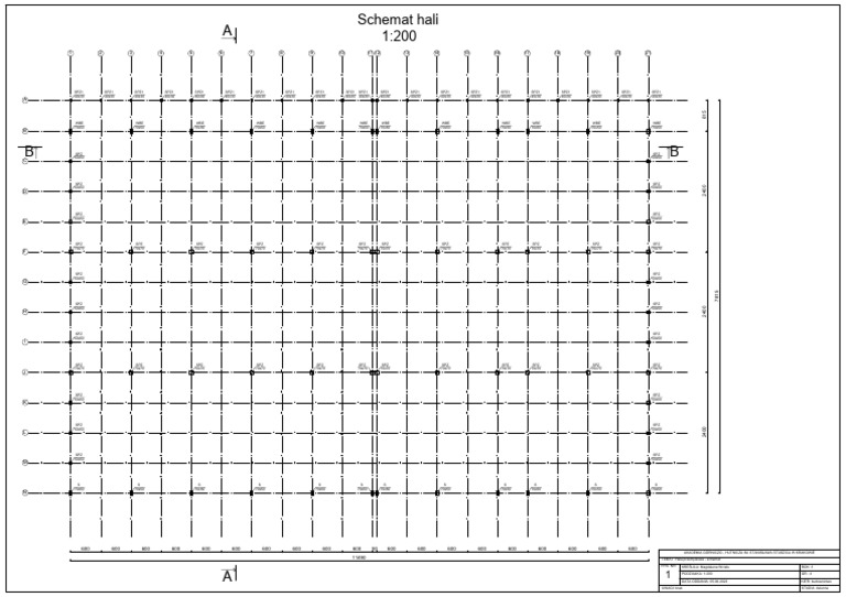 A Schemat Hali 1:200 | PDF