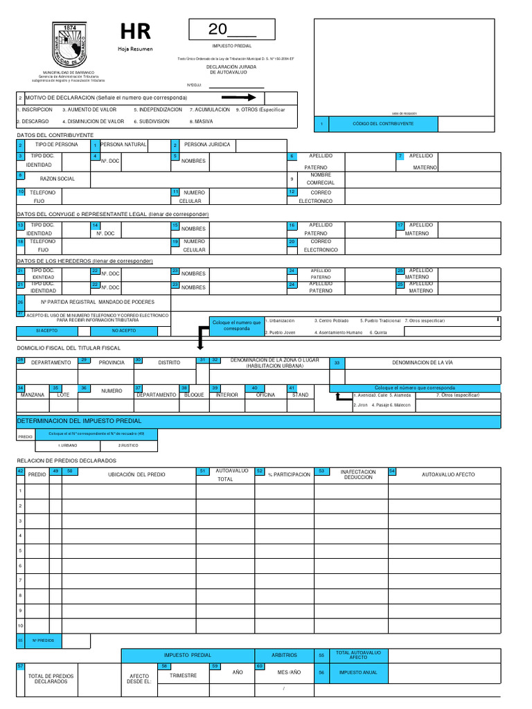 Formularios HR | PDF