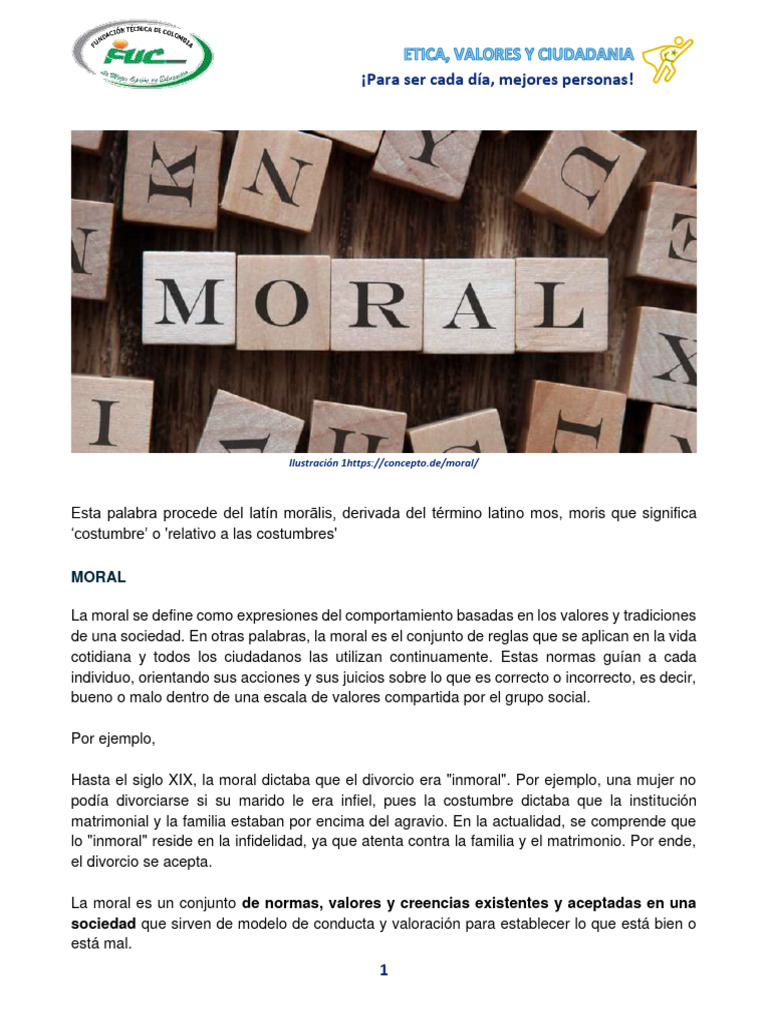 Tema MORAL | PDF | Moralidad