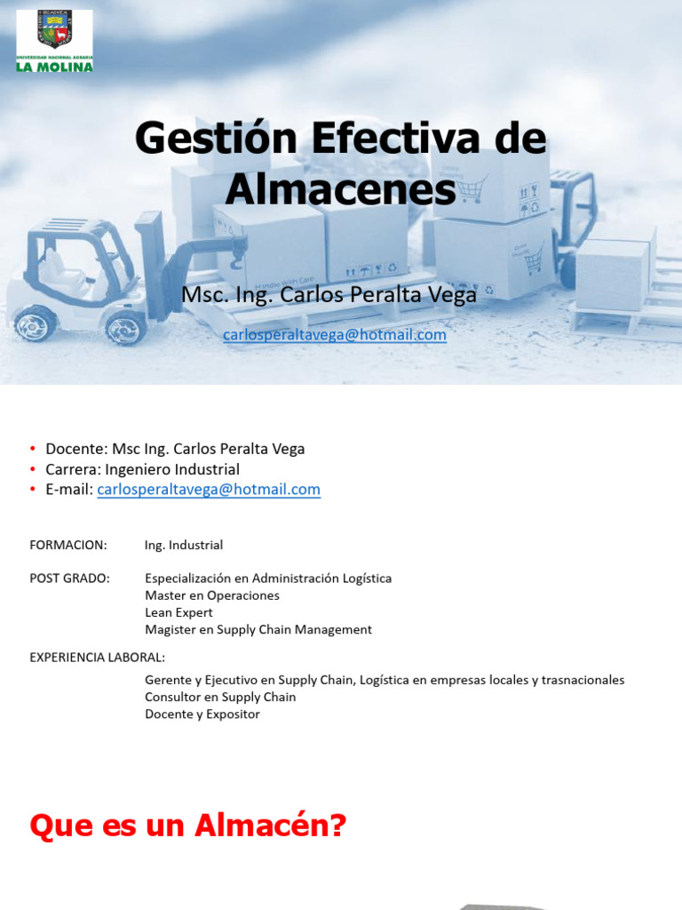 Sesion Gestion de Almacen | PDF | Almacén | Inventario