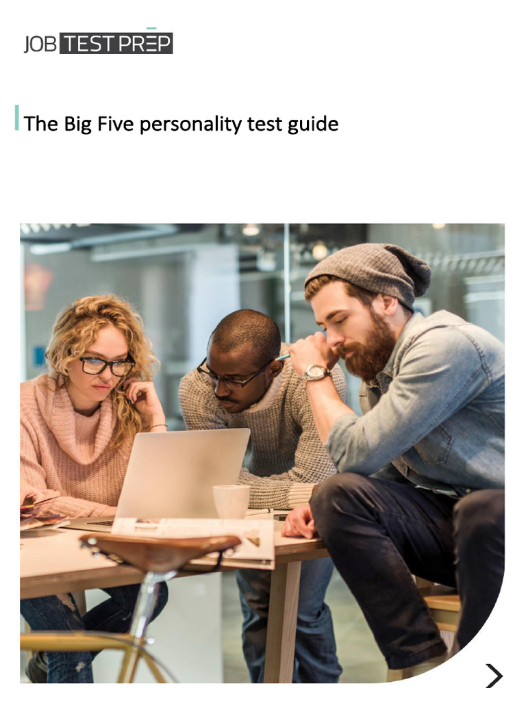 Big Five Personality Test Guide Pdf Extraversion And Introversion