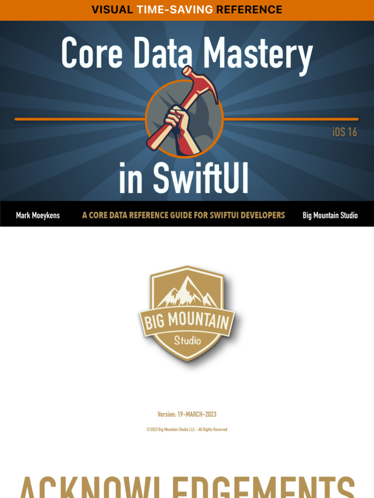 Core Data Mastery in Swiftui | PDF | Swift (Programming Language ... Core Data Mastery in Swiftui | PDF | Swift (Programming Language ...