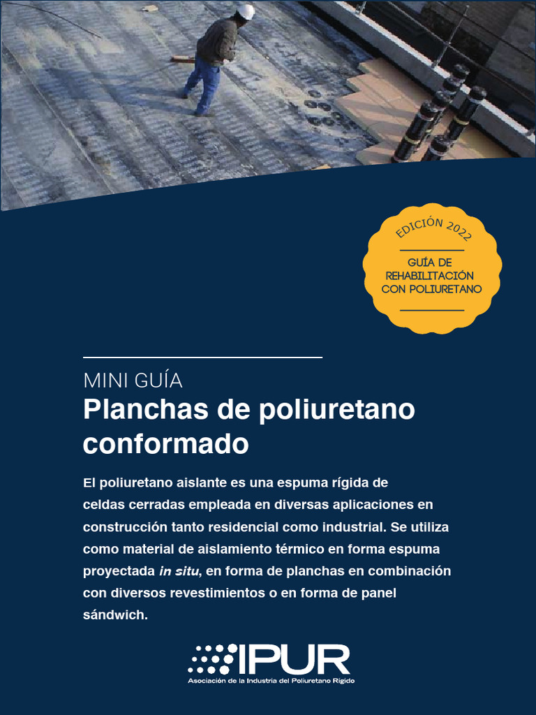 Planchas de Poliuretano Conformado | PDF | Aislamiento térmico | Poliuretano