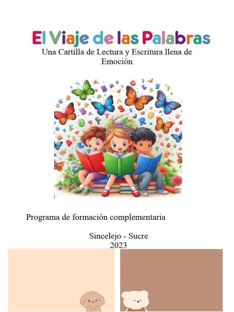 Una Cartilla de Lectura y Escritura | PDF | Sílaba | Escritura