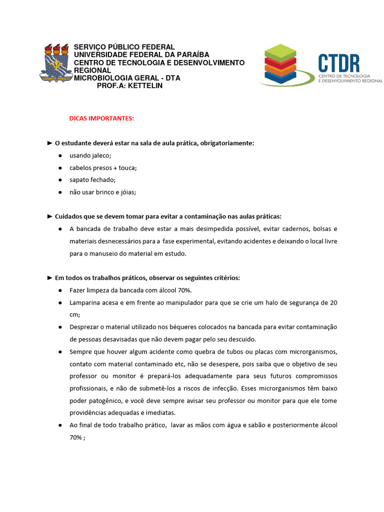 Aula Pratica Manobras Assepticas | PDF