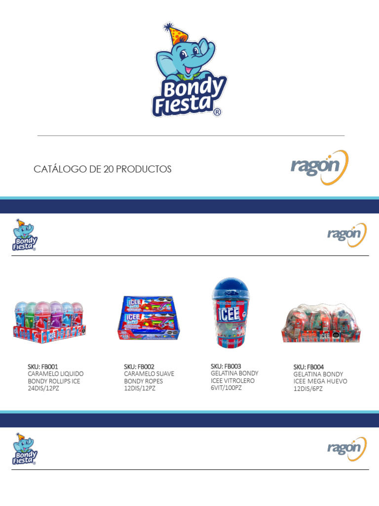 Catálogo Bondy Fiesta | PDF | Deportes y actividades al aire libre