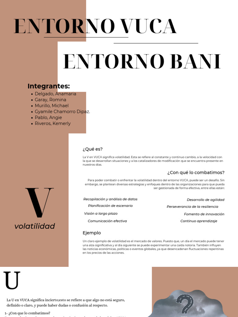 Estrategias para Entornos VUCA y BANI | PDF | Ansiedad | Información