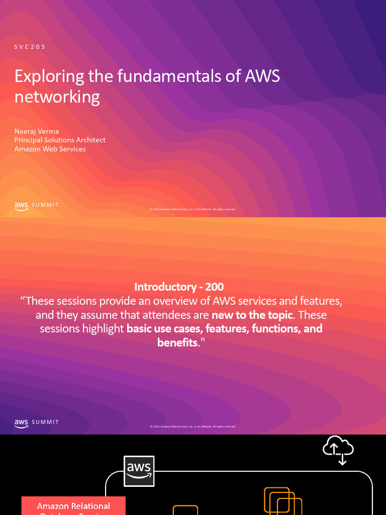Exploring The Fundamentals of AWS Networking SVC205 | PDF | I Pv6 | Ip Address
