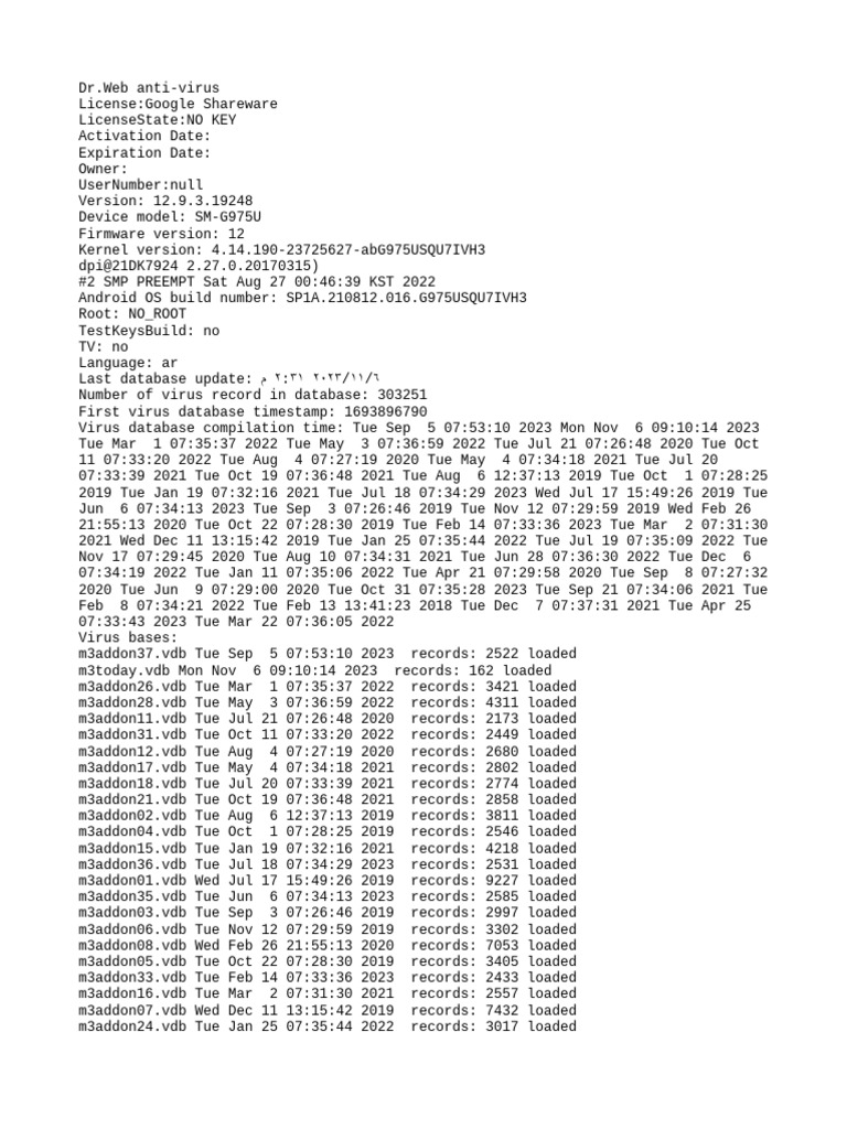 DrWeb Crash | PDF | Android (Operating System) | Mobile App
