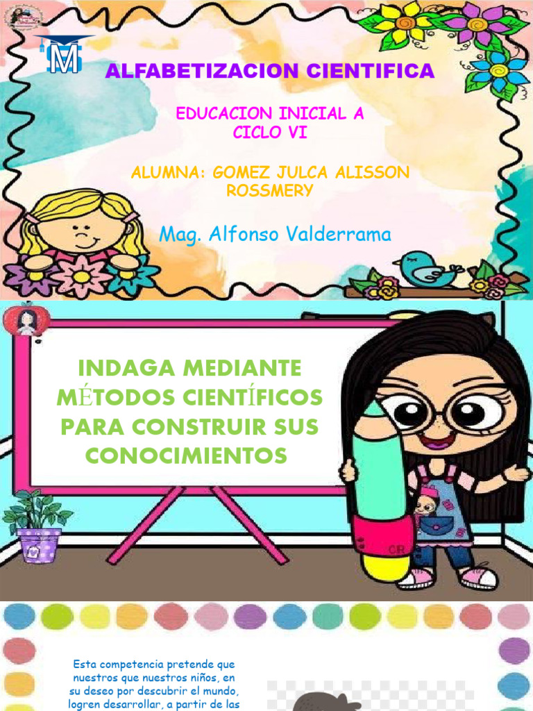 Indaga Mediante Métodos Científicos para Construir Sus Conocimientos | PDF