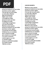 Corrido. Marieta | PDF