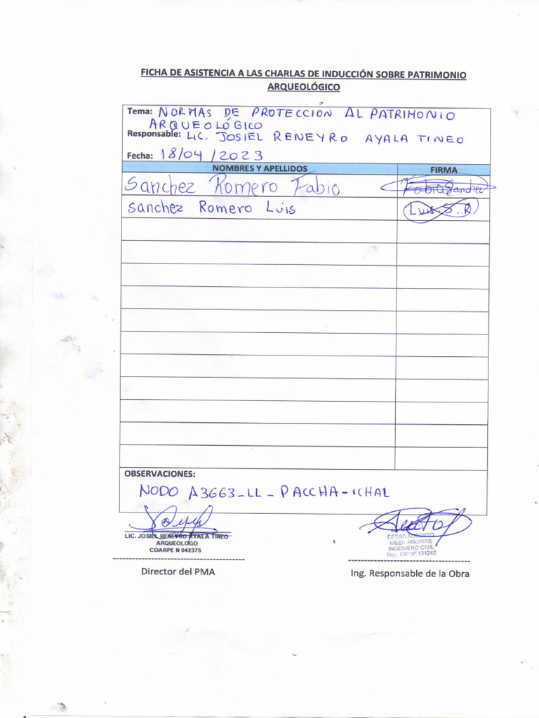 Fichas de Induccion Pma COMPLETO | PDF