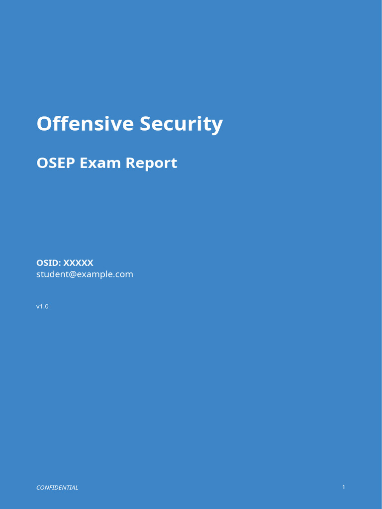 OSEP Exam Report | Download Free PDF | Penetration Test | Information ...
