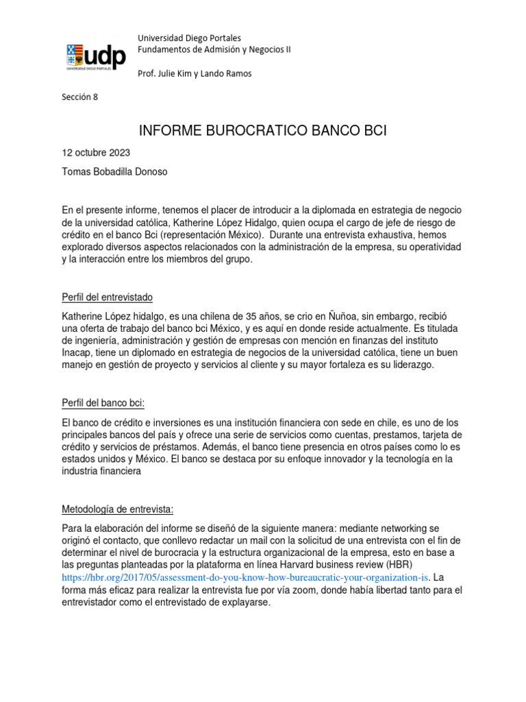 Documento 17 | PDF | Burocracia | Bancos