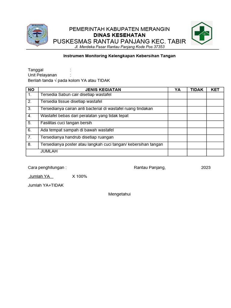 Lembar Monev PPI | PDF