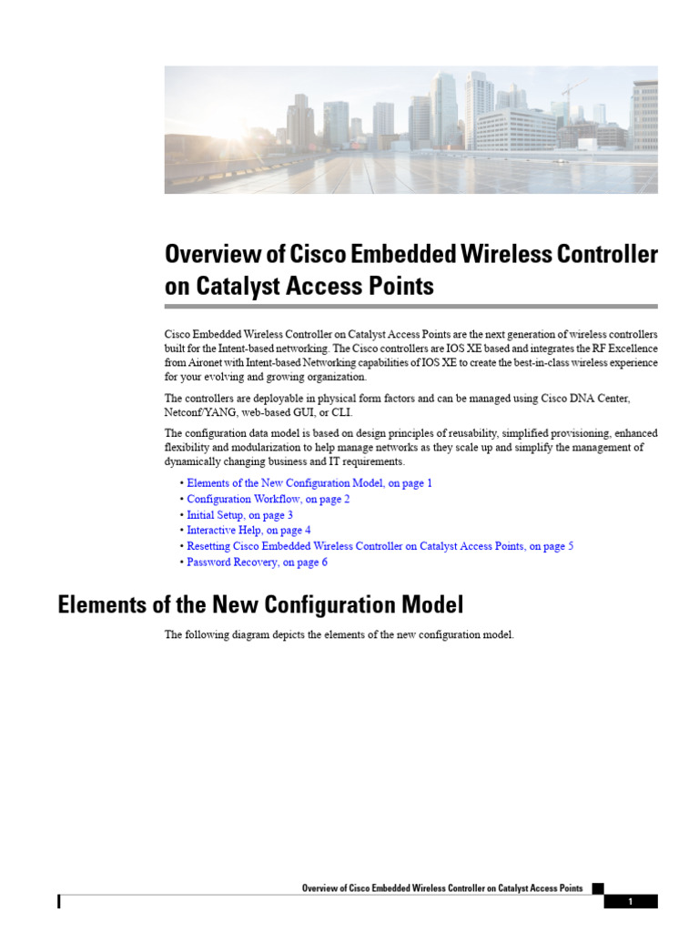 Overview of The Controller | PDF | Wireless Access Point | Wireless Lan
