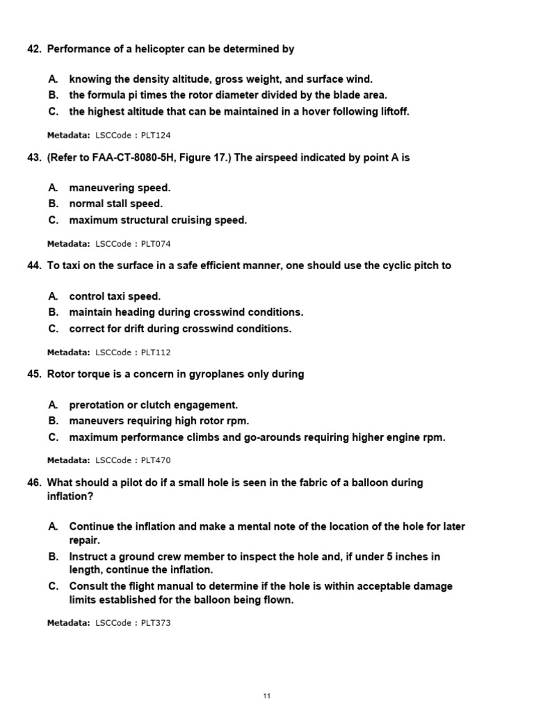Agi Questions Pages 6 | PDF | Helicopter Rotor | Aircraft