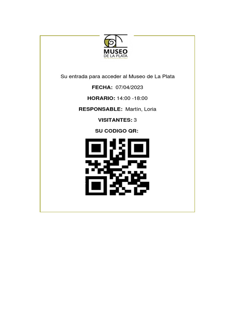 Ticket Electronico Museo | PDF | Ciencias sociales