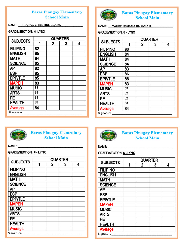Card Slip B1 4 | Download Free PDF | Philippines